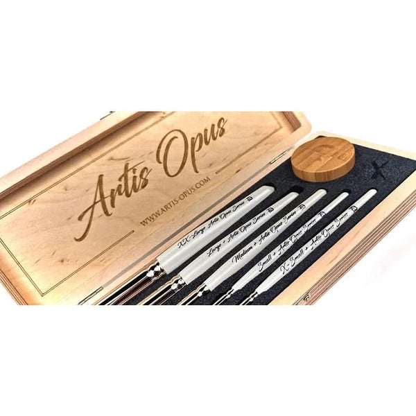 Artis Opus - Series D PLUS - DryBrush Expansion Set (5 Brushes) New