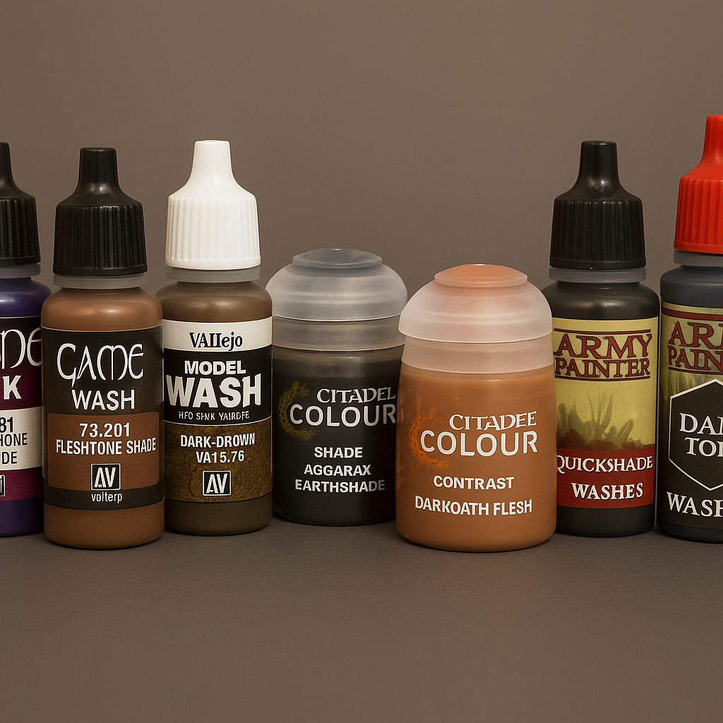 How to Use Washes & Inks for Miniatures Painting