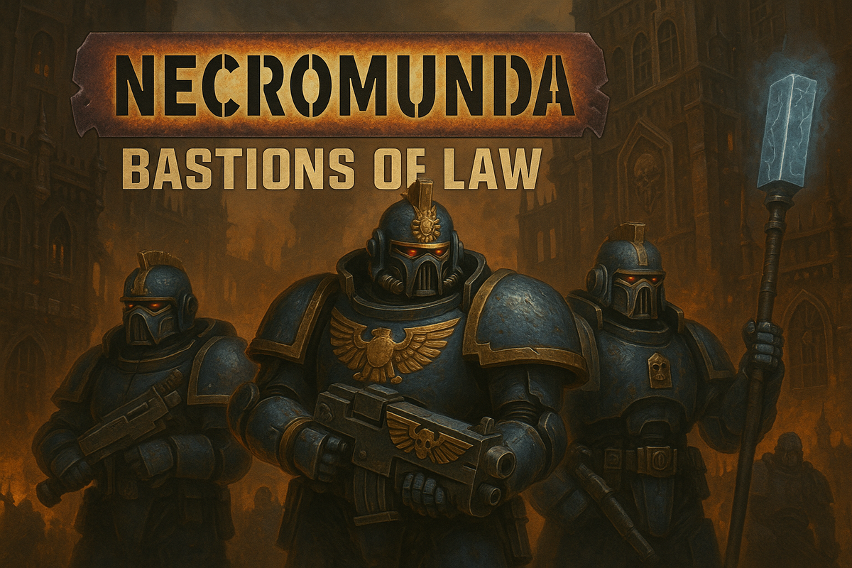 Necromunda: Bastions of Law – Palanite Enforcers Book, Units & Campaig