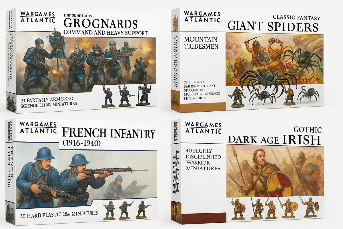 Wargames Atlantic – Best 28 mm Plastic Minis & What’s Next