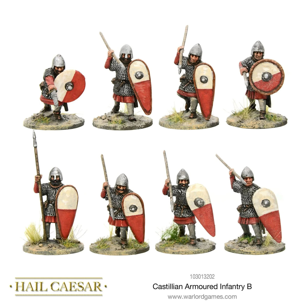 Hail Caesar Medieval Spain Castillian Armoured Infantry B