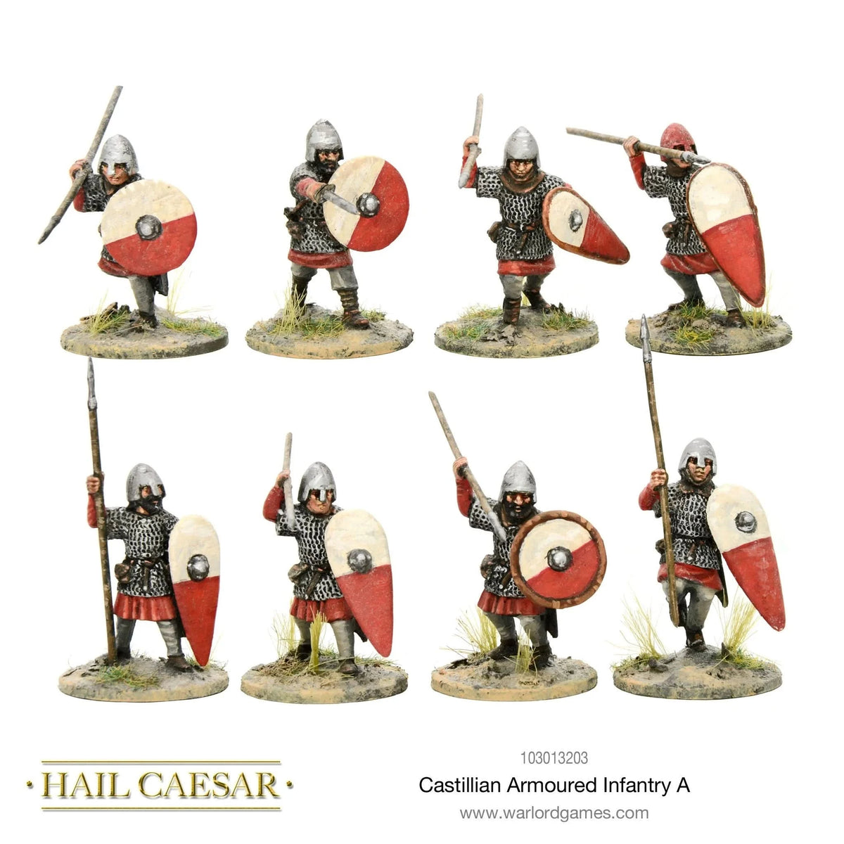 Hail Caesar Medieval Spain Castillian Armoured Infantry A