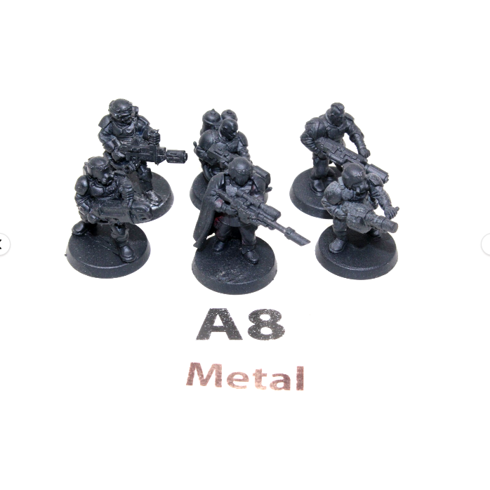 Warhammer Imperial Guard Special Weapons Squad Metal A8