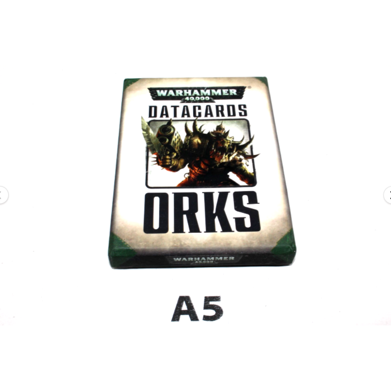 Warhammer Orks Datacards 7th Edition A5