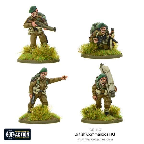 Bolt Action British Commandos HQ