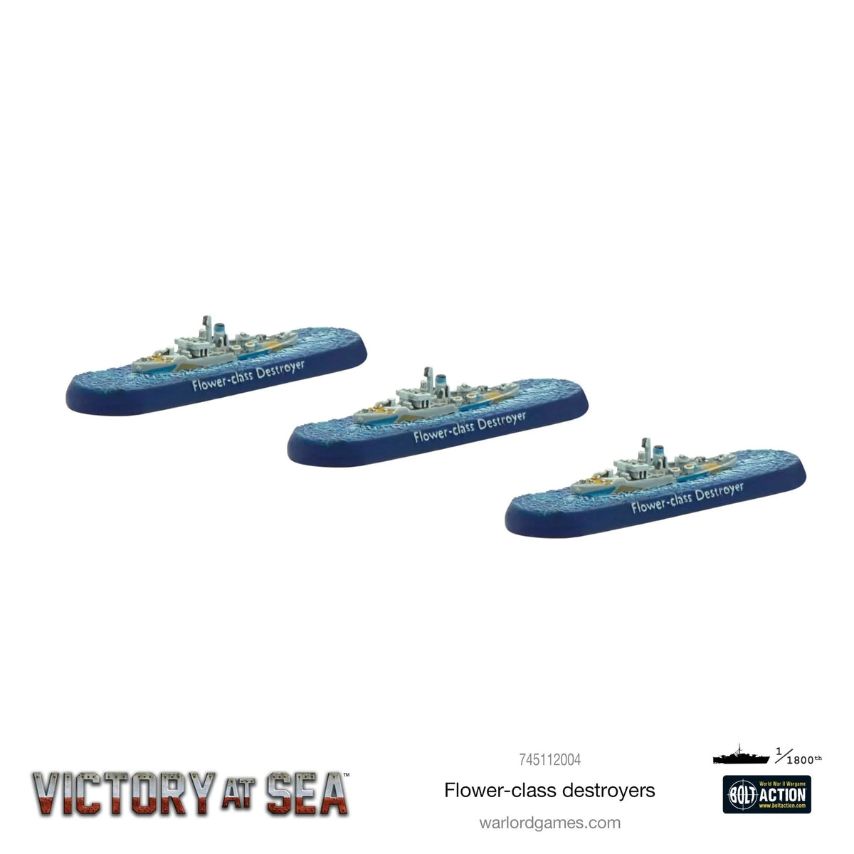 Victory at Sea Royal Navy Flower-class destroyers
