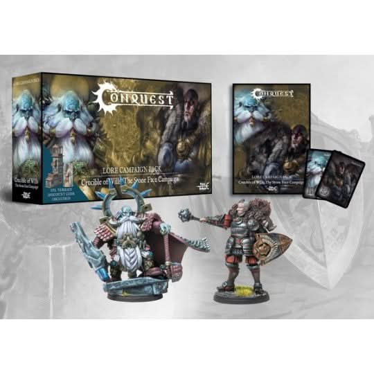 Conquest, Lore Campaign Pack - Crucible of Wills - The Stone Face Camp
