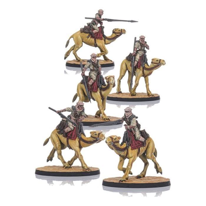 Shieldwolf Imperium Desertum Camel Cavalry (5 miniatures) New