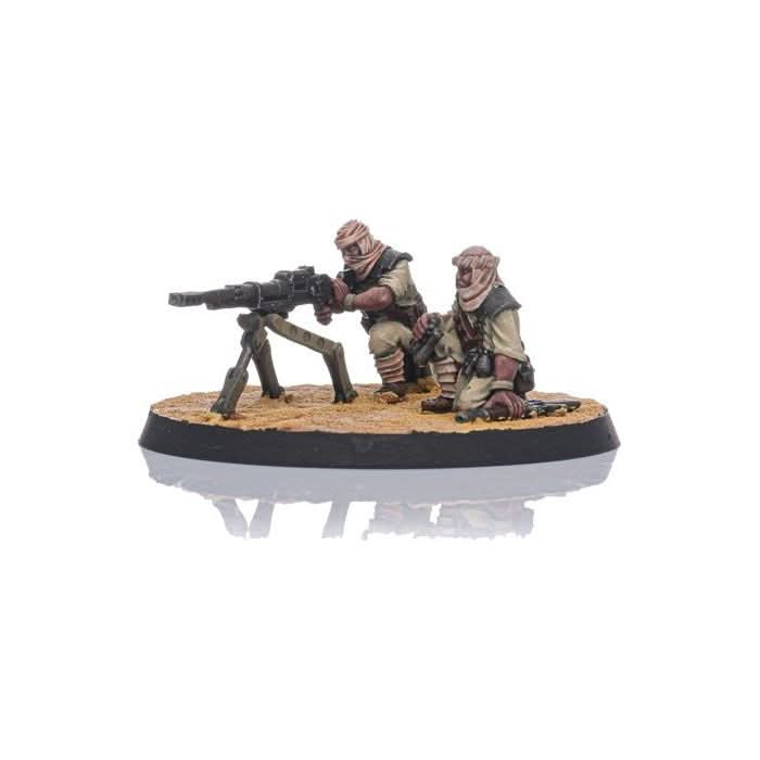 Shieldwolf Imperium Desertum Heavy Machine Gun (HMG) w/crew New