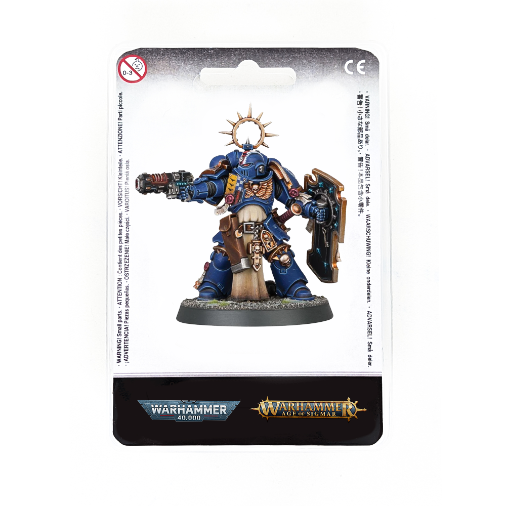 SPACE MARINES LIEUTENANT WITH STORM SHIELD