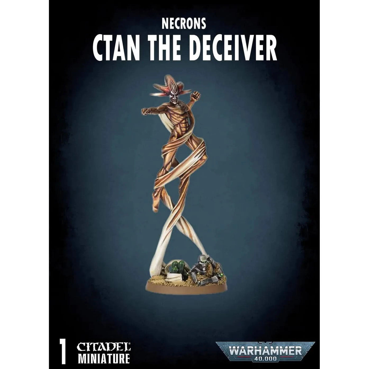 Warhammer Necrons C'Tan Shard of the Deceiver Finecast New |Tistaminis