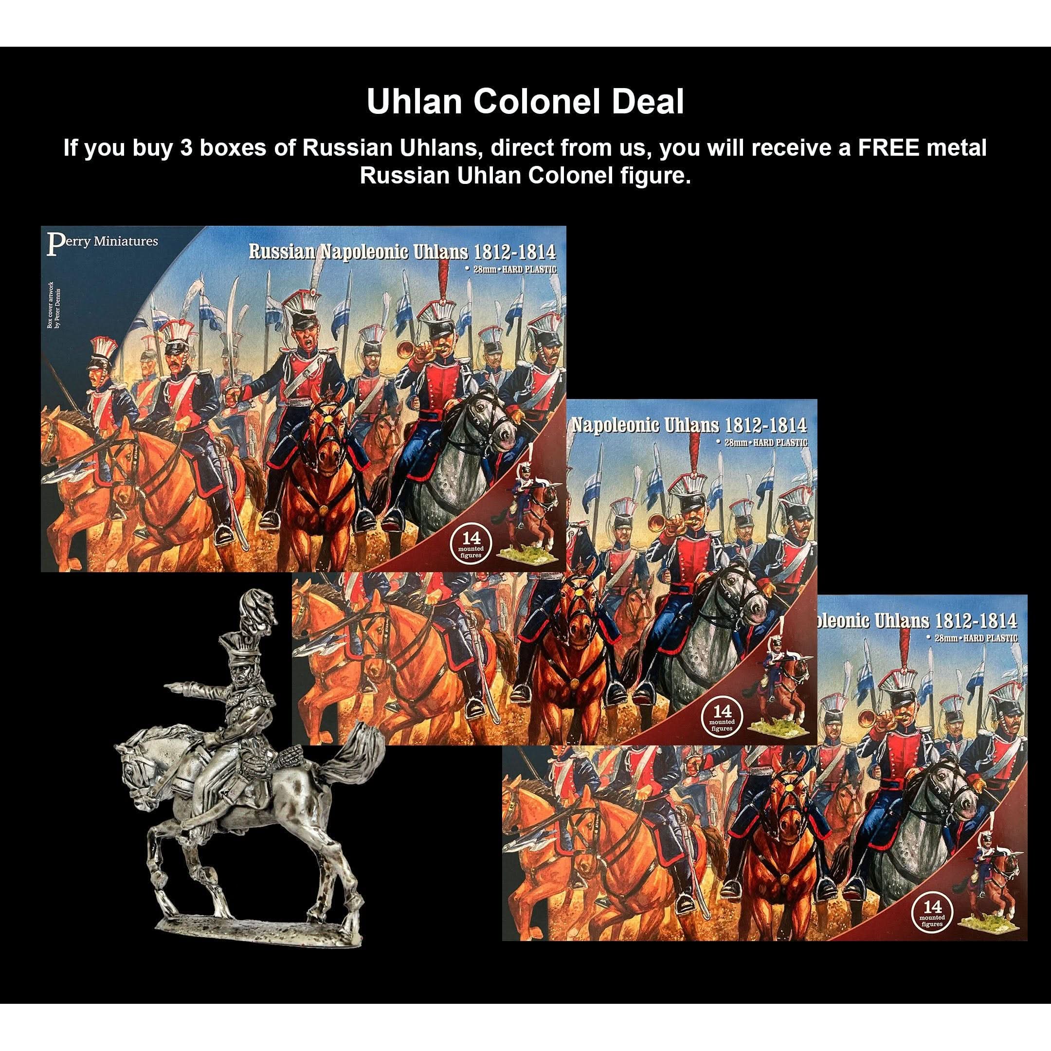 Perry Miniatures Russian Napoleonic Uhlans 1812-1814 New