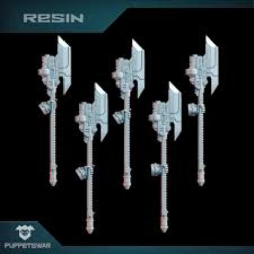 Puppets War Gun Greataxes [left]