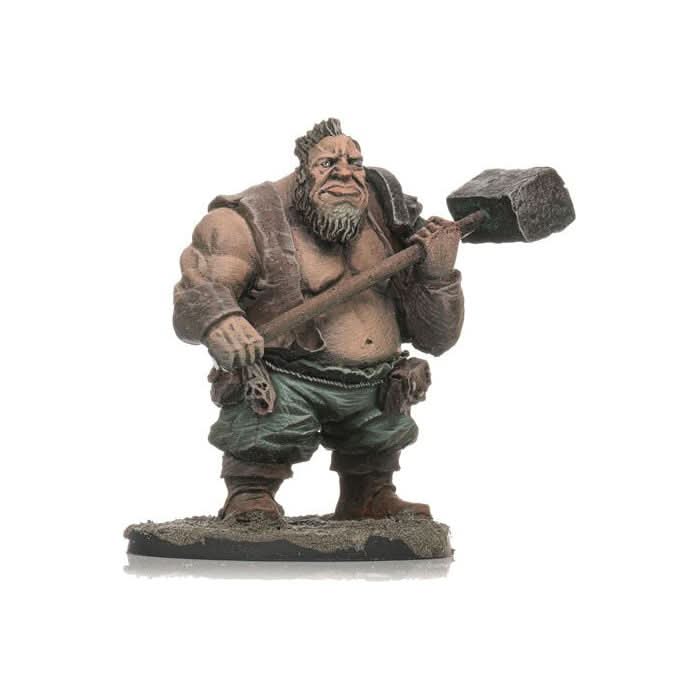 Shieldwolf Talliareum Ogre Mining Guard | Resin Mercenary Model