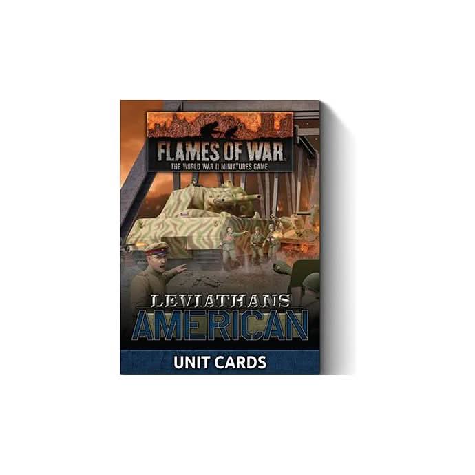 Flames of War Late War Leviathans: American Unit Cards (33x Cards) - L