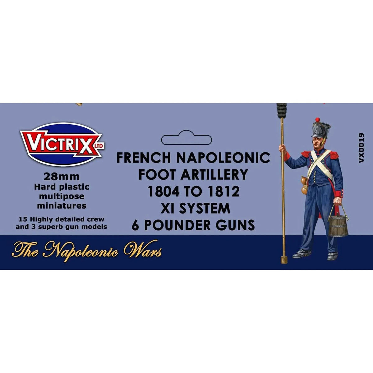 Victrix French Napoleonic Artillery 1804 to 1812 XI System 6 Pounder G