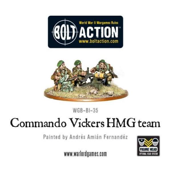 Bolt Action British Commando Vickers MMG Team