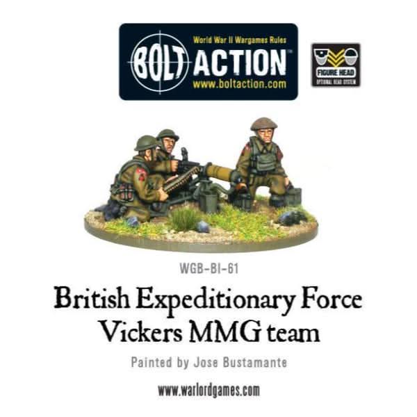 Bolt Action British BEF Vickers MMG team