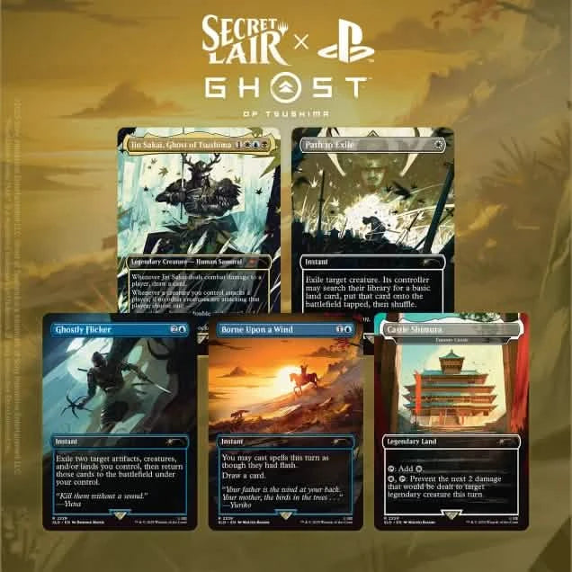 Magic: The Gathering - Secret Lair: Playstation: Ghosts of Tsushima: S