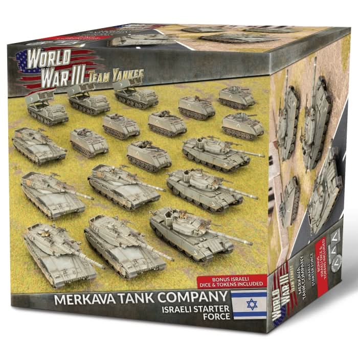 Team Yankee Merkava Tank Company Israeli Starter Force - Limited Editi