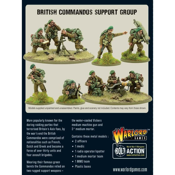 Bolt Action British Commandos Support Group | Tistaminis