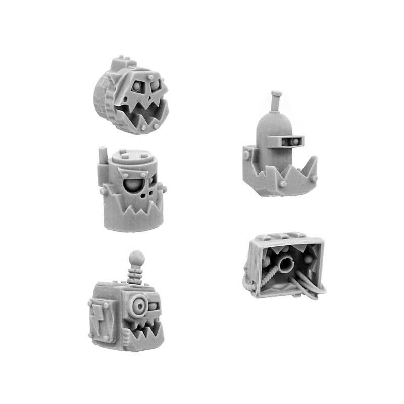 Wargames Exclusive ORK CYBORG CONVERSION BITS BIONIC HEADS H-801 ...