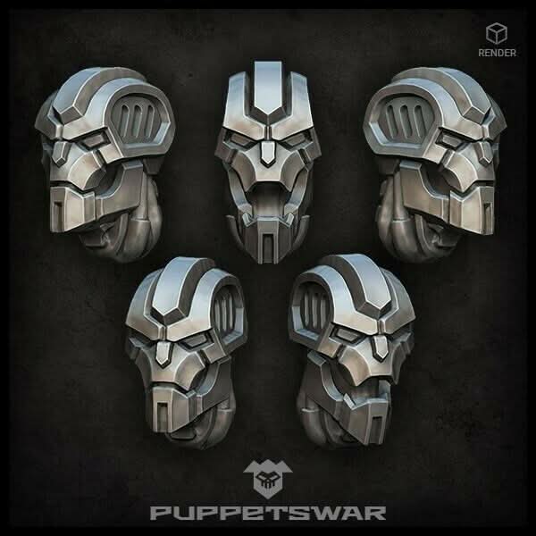 Puppets War Cyber Skeleton Heads New | Tistaminis
