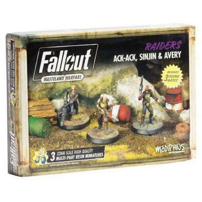 FALLOUT RAIDERS ACK ACK, SINJIN AND AVERY New | Tistaminis