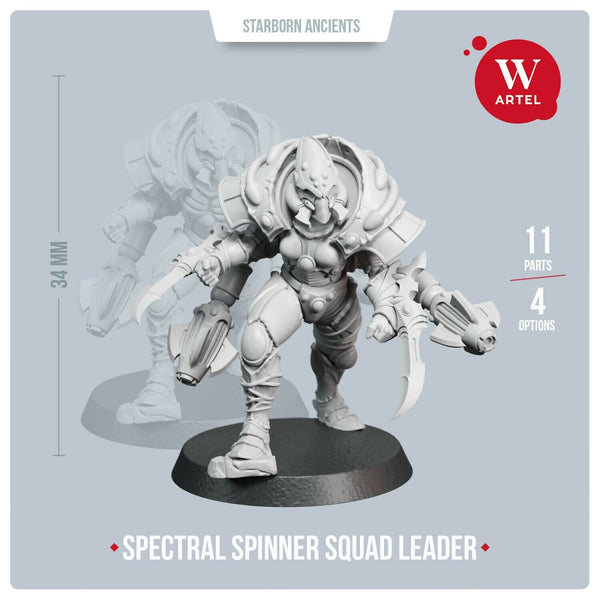 Artel Miniatures Spectral Spinners Squad Leader New