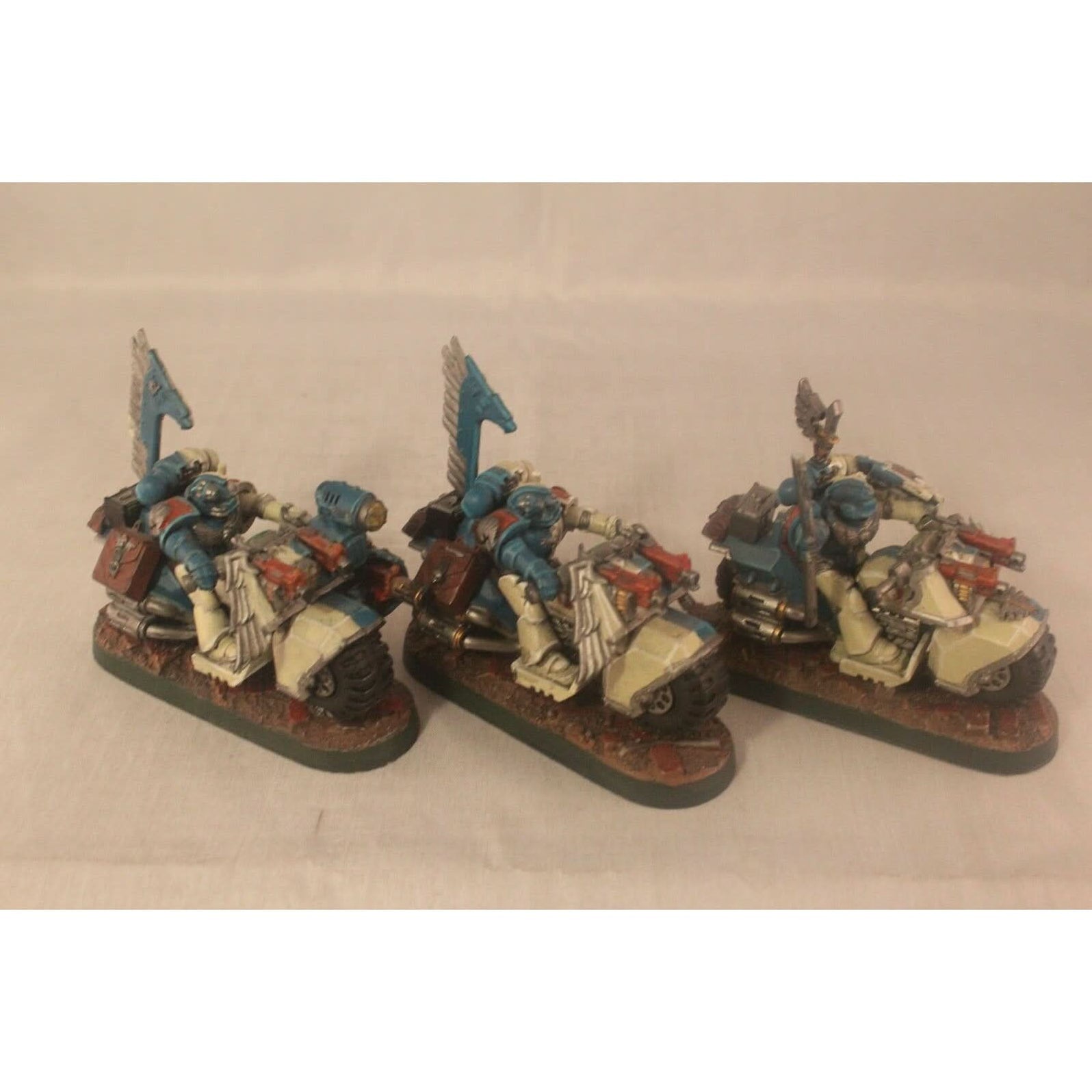Warhammer Space Marine Bikers Well Painted #3