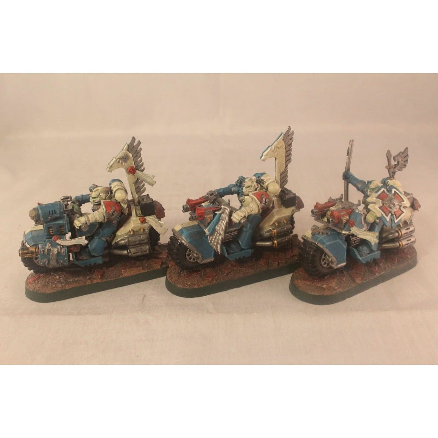 Warhammer Space Marine Bikers Well Painted #3