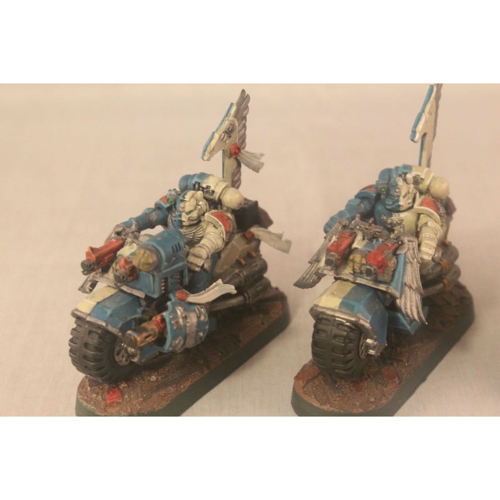 Warhammer Space Marine Bikers Well Painted #3