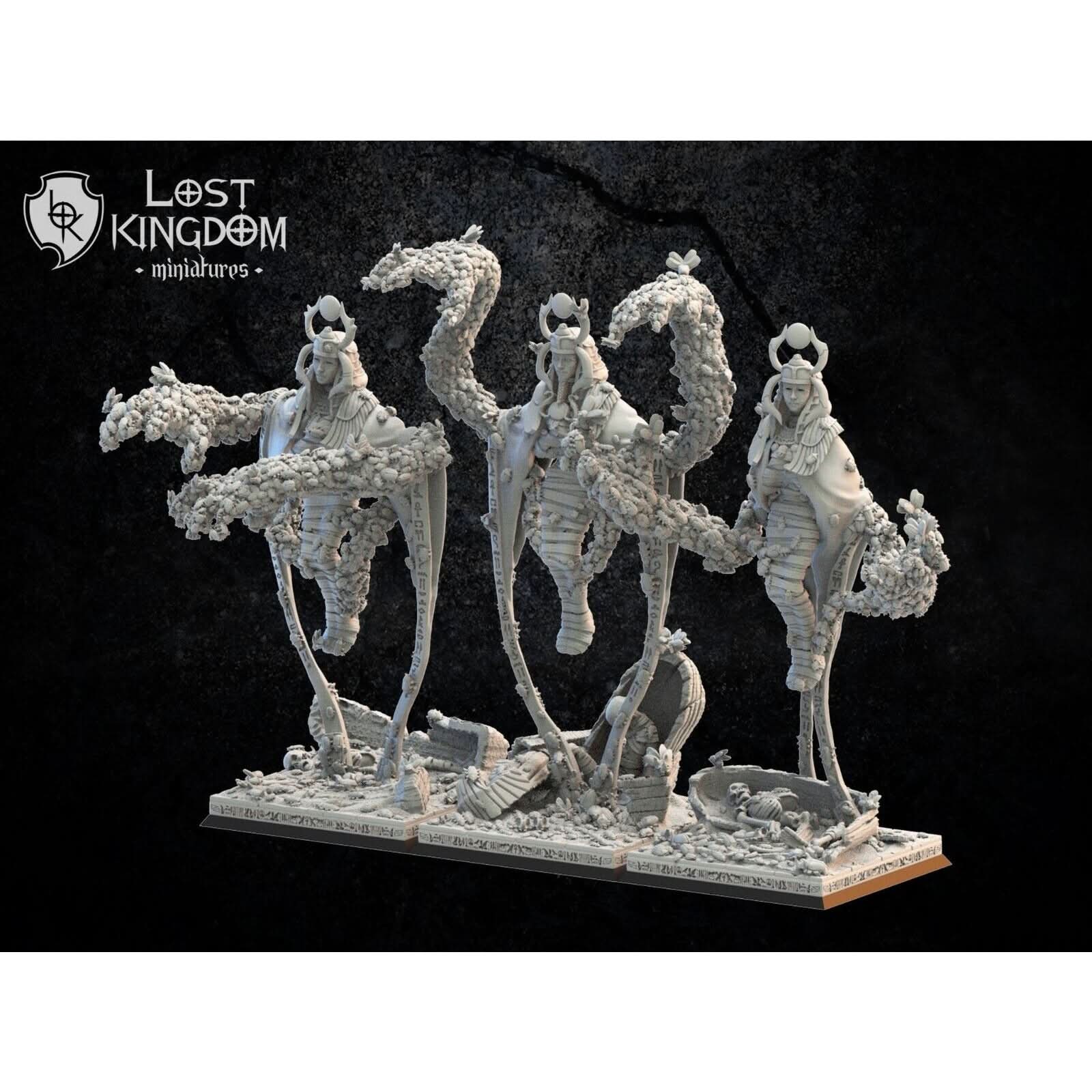 Lost Kingdoms Sakmet Swarm Sorcerers - 3D Printed