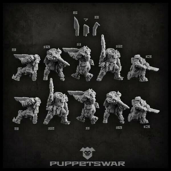 Puppets War Stalker Troopers Bodies New | Tistaminis