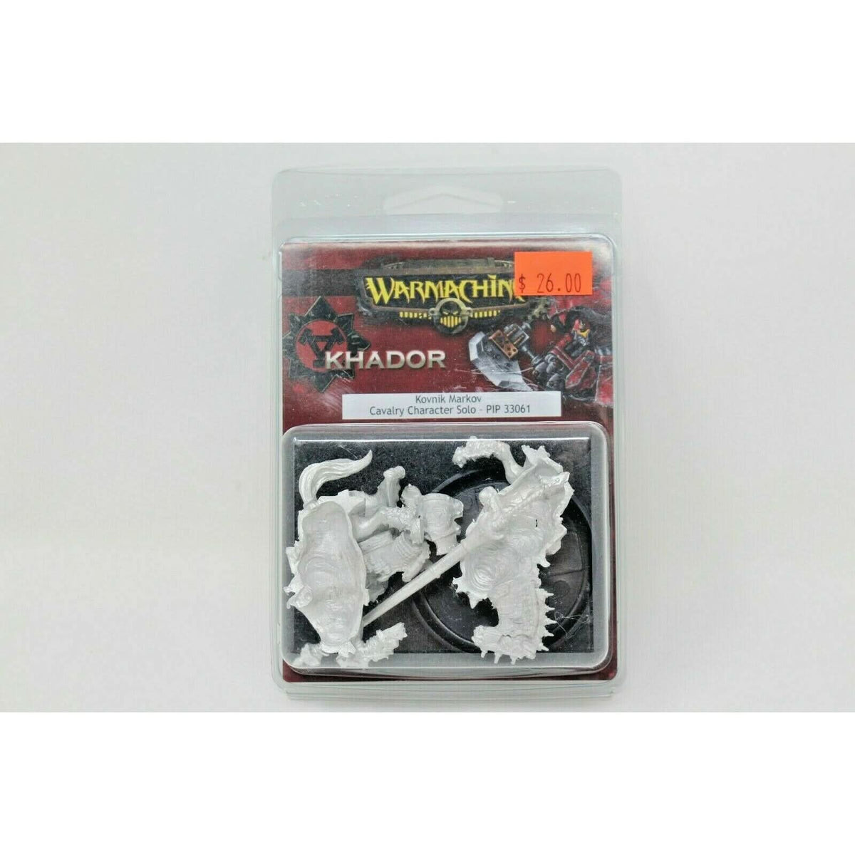 Warmachine Khador Kovnik Markov Cavalry Character Solo | Tistaminis